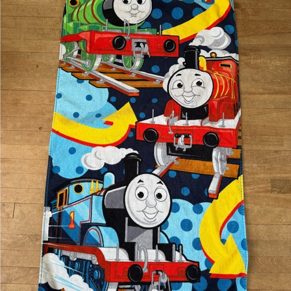Thomas & Friends | Bath | Thomas Friends Blue Train Character Towel ...